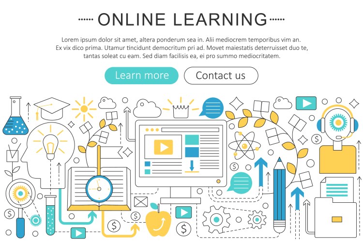 Creative pencil design with drawing charts graphs Vector Image