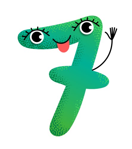 Number 7 Vector Images (over 19,000)
