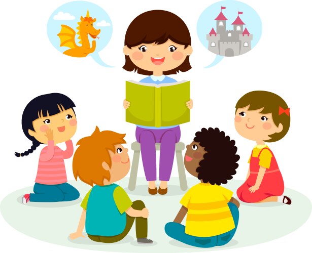 Font design for word spelling time with kids Vector Image