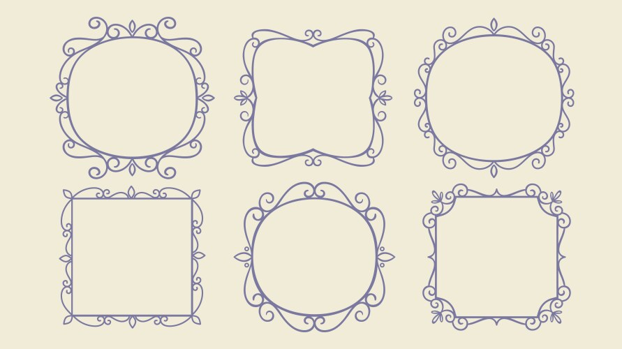 Single Line Border Vector Images (over 5,100)