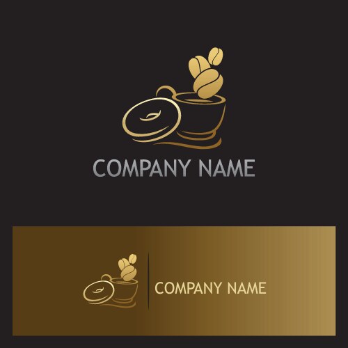 Gold Coffee Logo Vector Images (over 830)