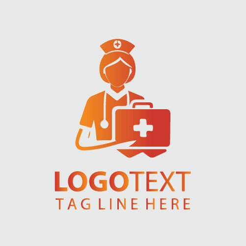 Nurse logo Royalty Free Vector Image - VectorStock