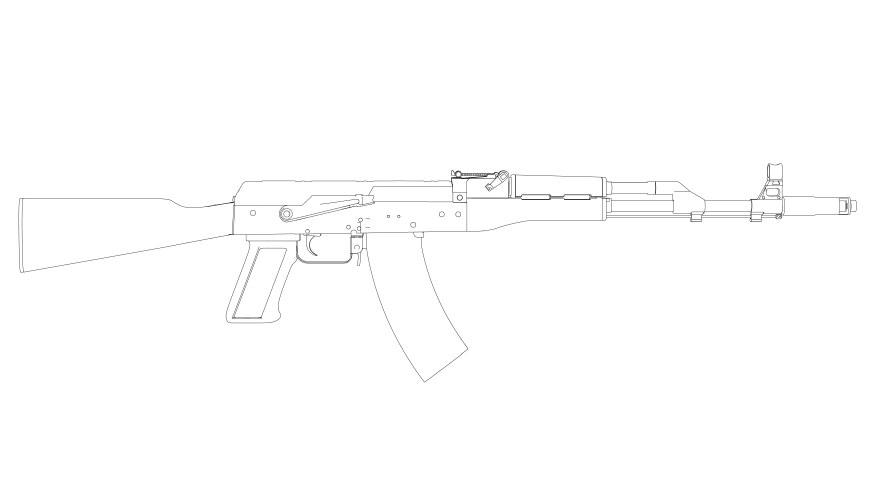 Ak 47 Vector Images (over 1,100)
