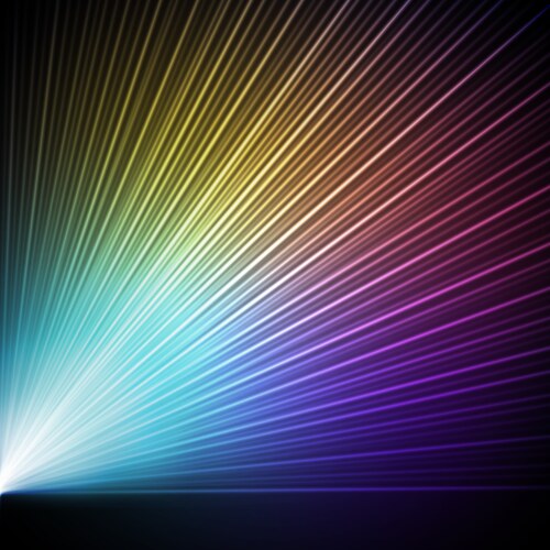 Magic radial rainbow light Royalty Free Vector Image