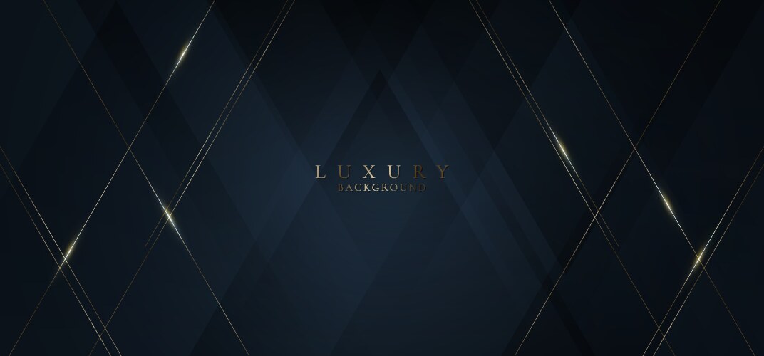 Elegant abstract 3d golden diagonal lines Vector Image