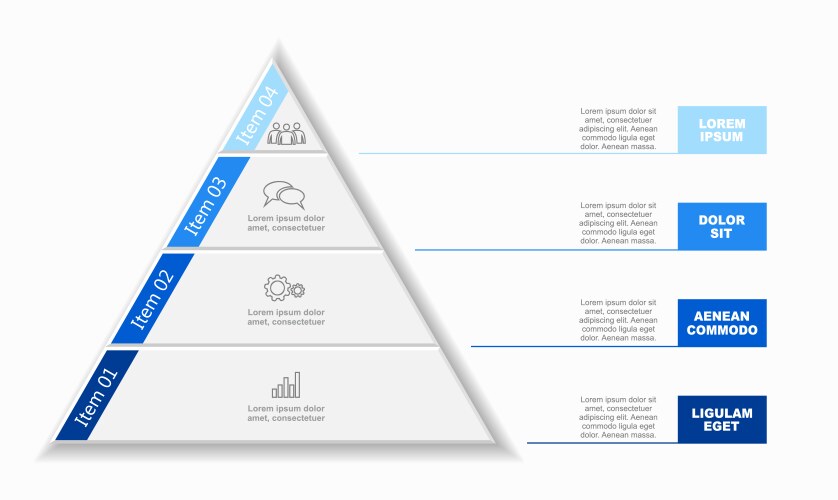 Infographic design template with place Royalty Free Vector