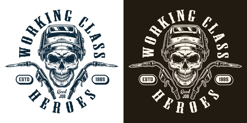 Blue Collar Logo Silhouette