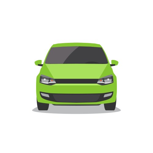 Green cartoon car Royalty Free Vector Image - VectorStock