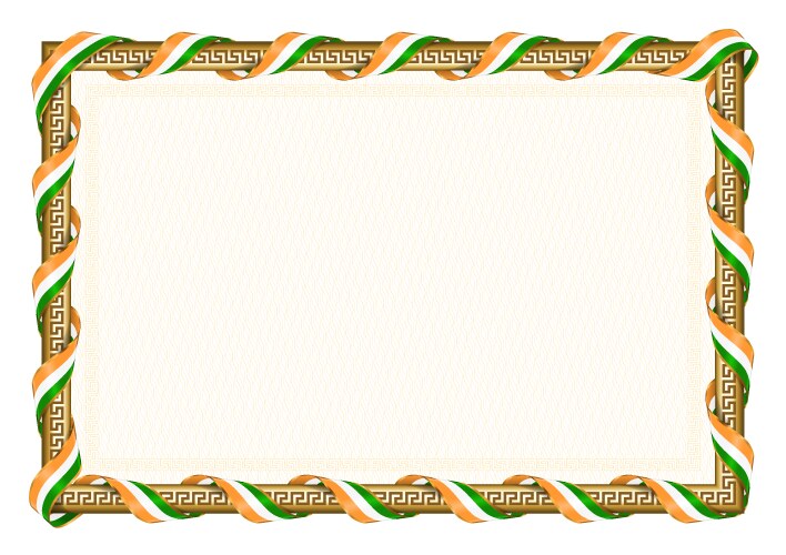 India National Flag Frame Border Vector Images (over 100)