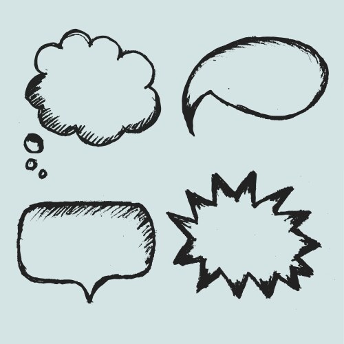 Speech bubble Royalty Free Vector Image - VectorStock