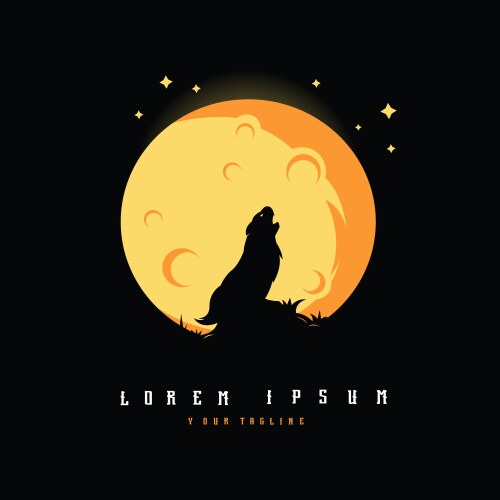 Moon game logo Royalty Free Vector Image - VectorStock