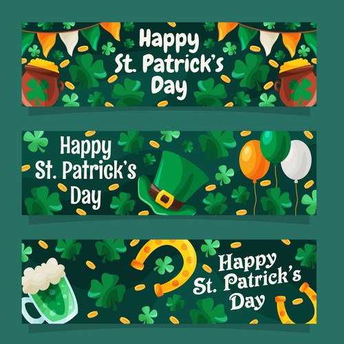 St. Patrick's Day Shamrock Celebration – Royalty-Free Vector | VectorStock