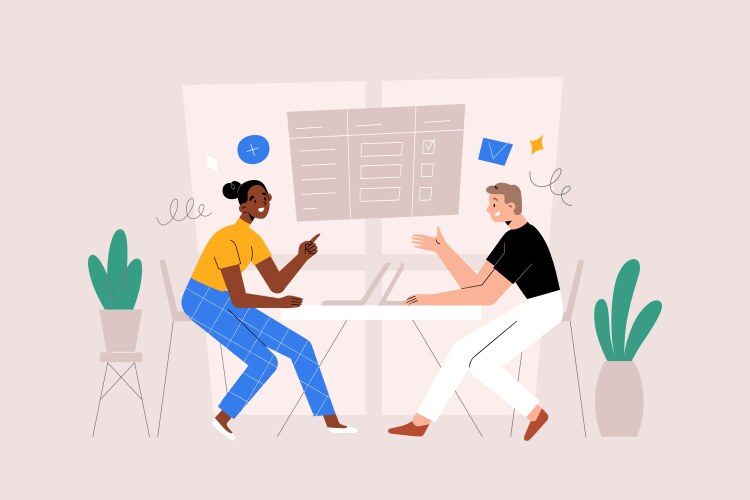 Cartoon Talking to Each Other Vector Images (over 410)