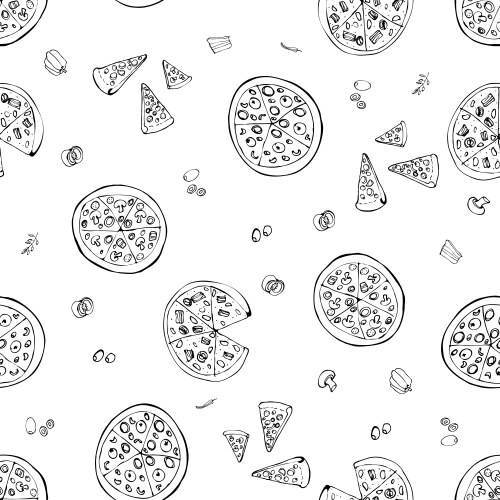 Pizza Outline Vector Images (over 21,000)