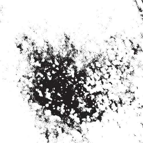 Spray particles texture overlay isolated Vector Image