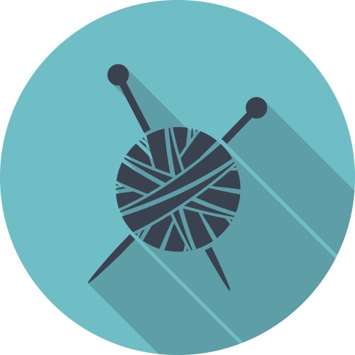 Set of yarn ball icons Royalty Free Vector Image