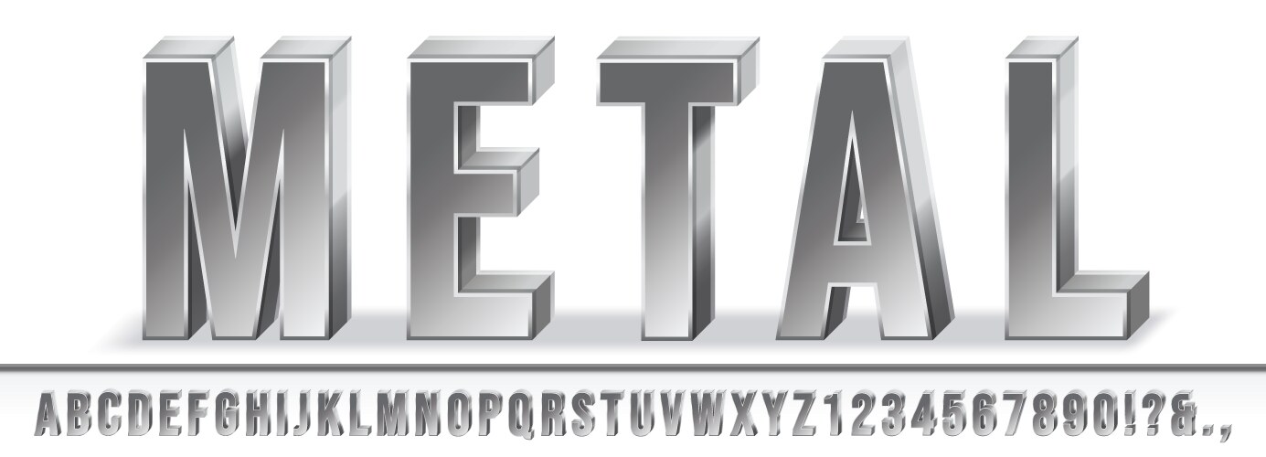 Metal Font Vector Images (over 32,000)
