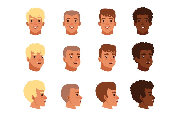 Bald head cartoon Vector Images & Graphics for Commercial Use | VectorStock