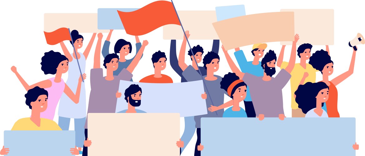 Angry Mob Vector Images (over 400)