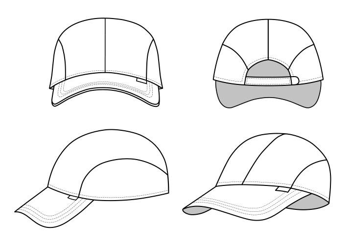 Baseball cap Royalty Free Vector Image - VectorStock