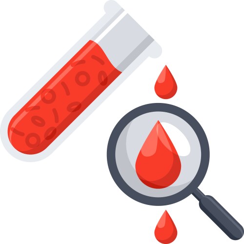 Hematology icon Royalty Free Vector Image - VectorStock
