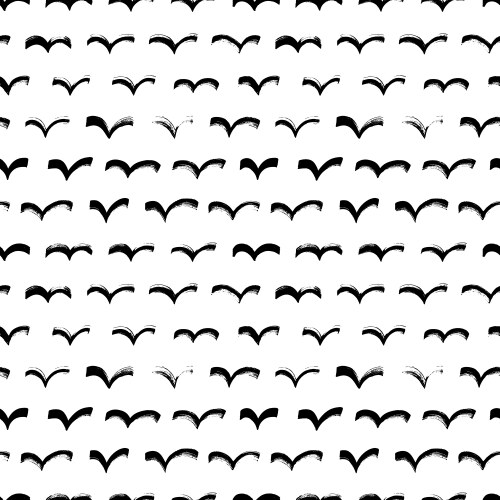 Question mark seamless pattern on white background