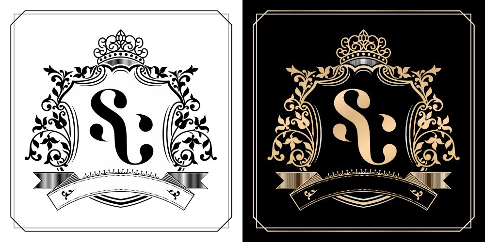 S C Monogram Vector Images (over 2,900)