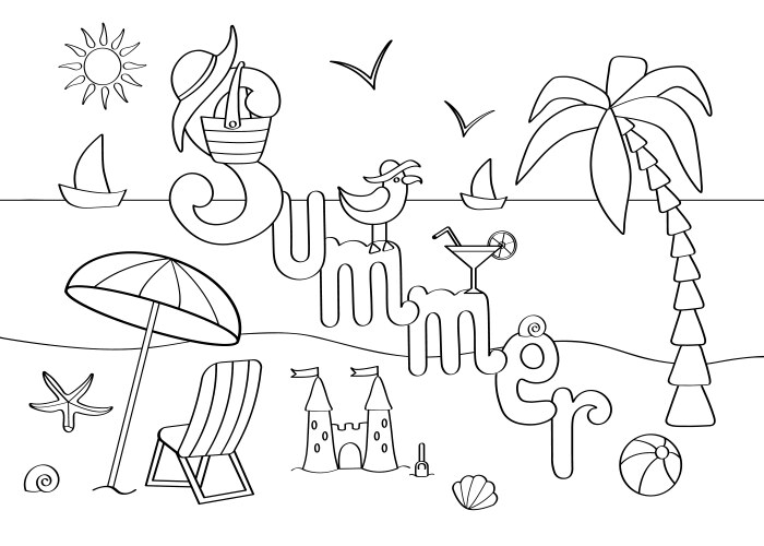 Cartoon guy fishing in sewage coloring book Vector Image