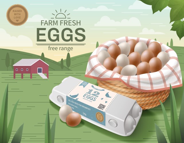 Farmers market poster Royalty Free Vector Image