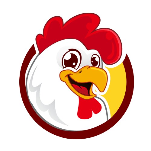 Falcon or hawk head sport logo mascot design set Vector Image