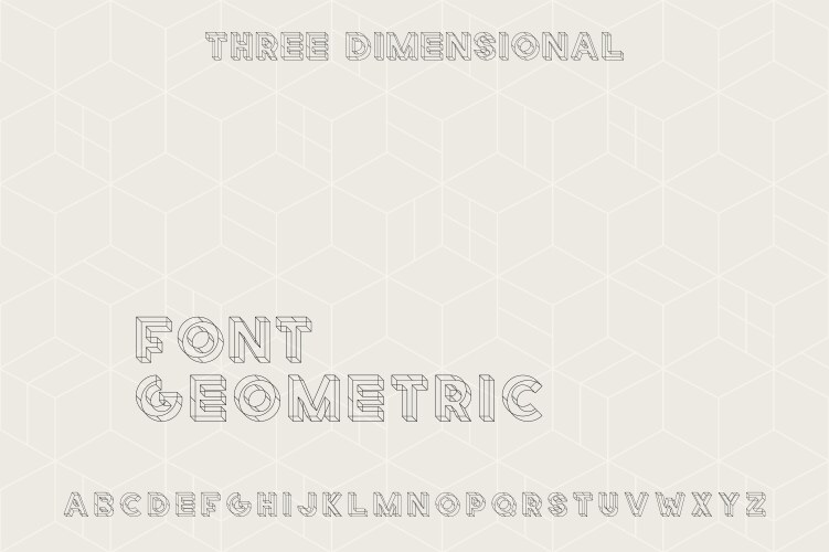 Simple modern font minimalistic english alphabet Vector Image