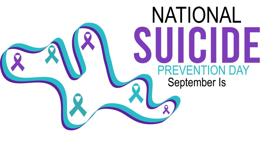 National suicide prevention month Royalty Free Vector Image