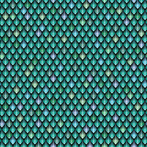 Dragon scale silver Royalty Free Vector Image - VectorStock