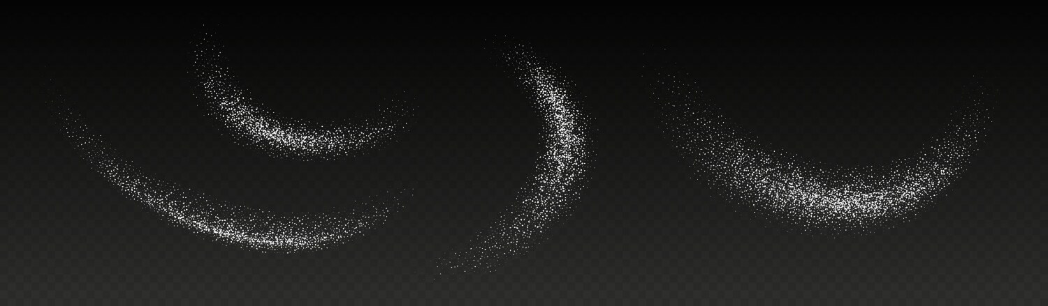 Falling sugar powder flying salt white crystals Vector Image