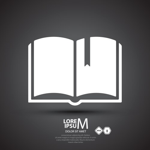 Cartoon Book Icon Royalty Free Vector Image - VectorStock