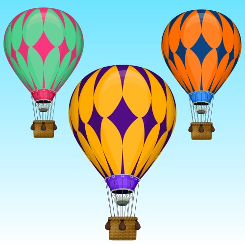 Funny cartoon balloons with comic faces Royalty Free Vector