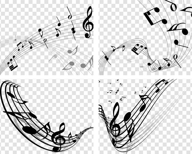 Musical notes Royalty Free Vector Image - VectorStock