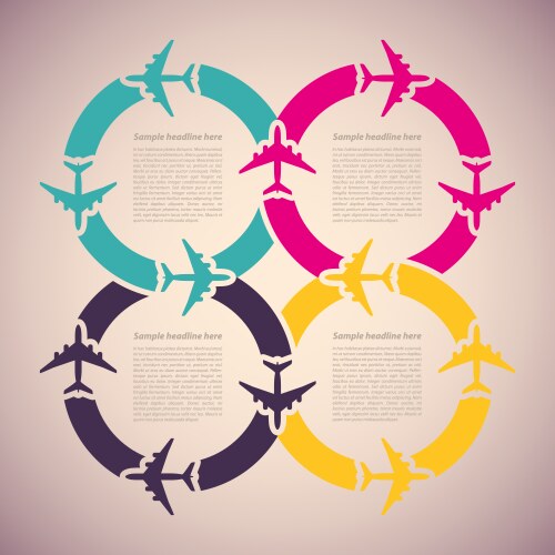 Infinity Airplane Loop Vector Images (49)