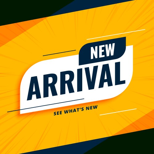 Latest and new arrival selection template Vector Image