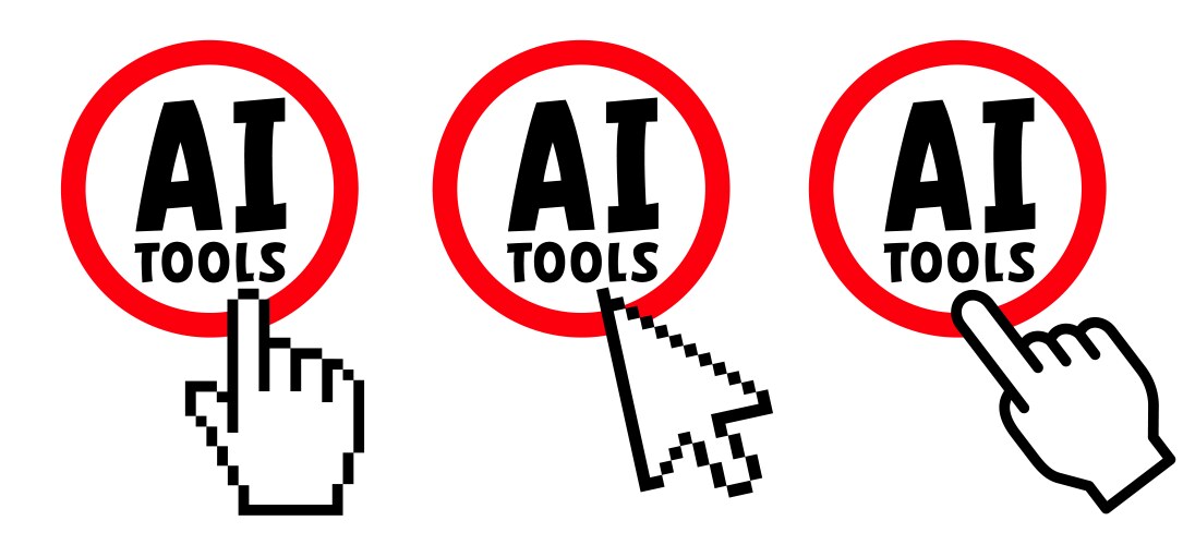 Artificial intelligence ai pictogram Royalty Free Vector