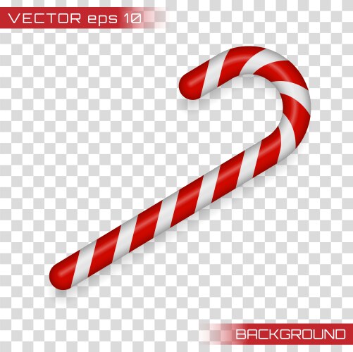 Christmas candy canes stick Royalty Free Vector Image