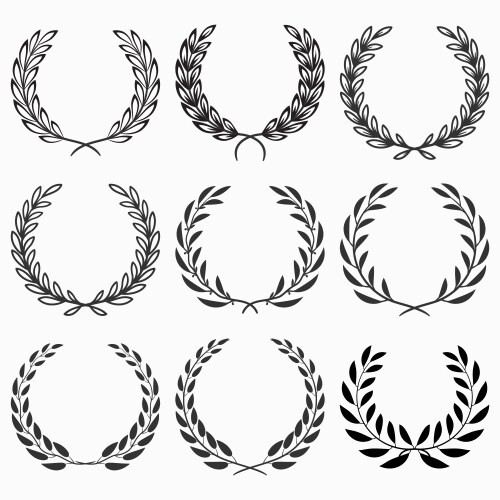 Laurel Flower Tattoo Vector Images (over 200)