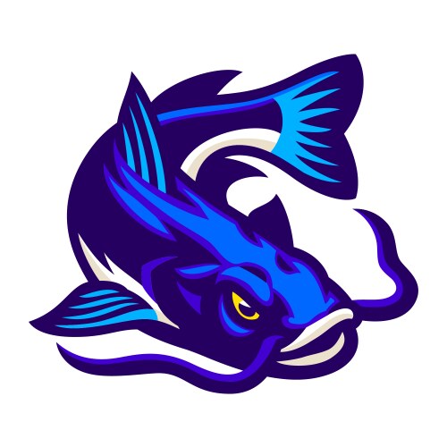 Blue Catfish Vector Images (over 350)