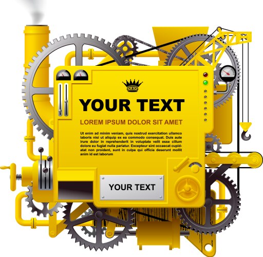 Fantastic machine Royalty Free Vector Image - VectorStock