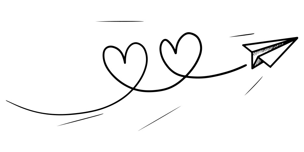 Cartoon paper airplane logo aircraft made Vector Image