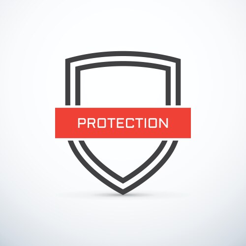 Shield check mark icon set Royalty Free Vector Image