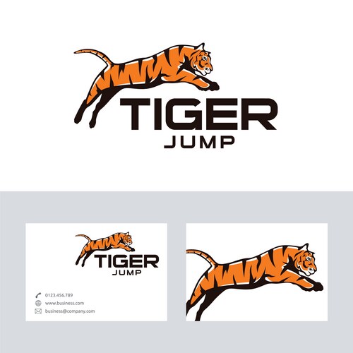 Tiger photo logo design Royalty Free Vector Image