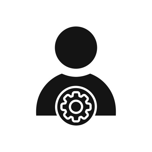 Admin icon Royalty Free Vector Image - VectorStock