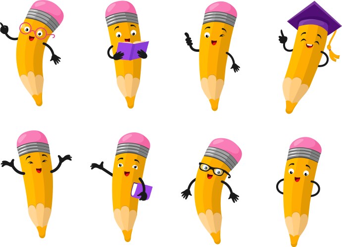 Pencil Cartoon Vector Images (over 92,000)