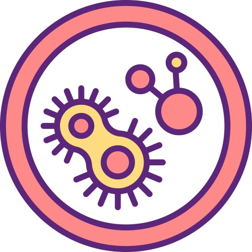 Human gut microbiota Royalty Free Vector Image